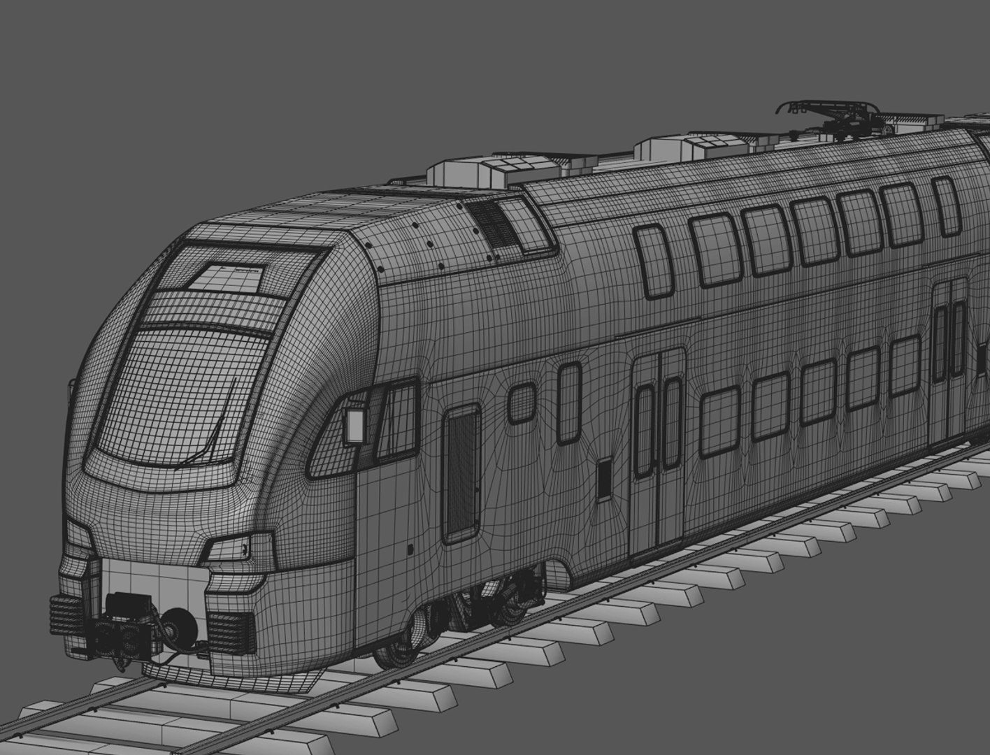 3D Stadler Kiss Double Deck Model - TurboSquid 1614874
