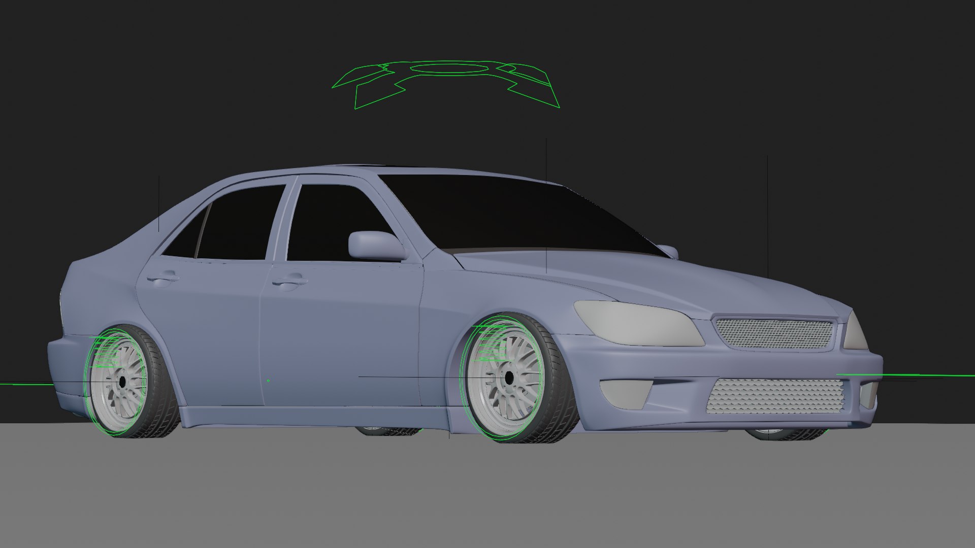 3D Lexus Is300 Model - TurboSquid 2089679