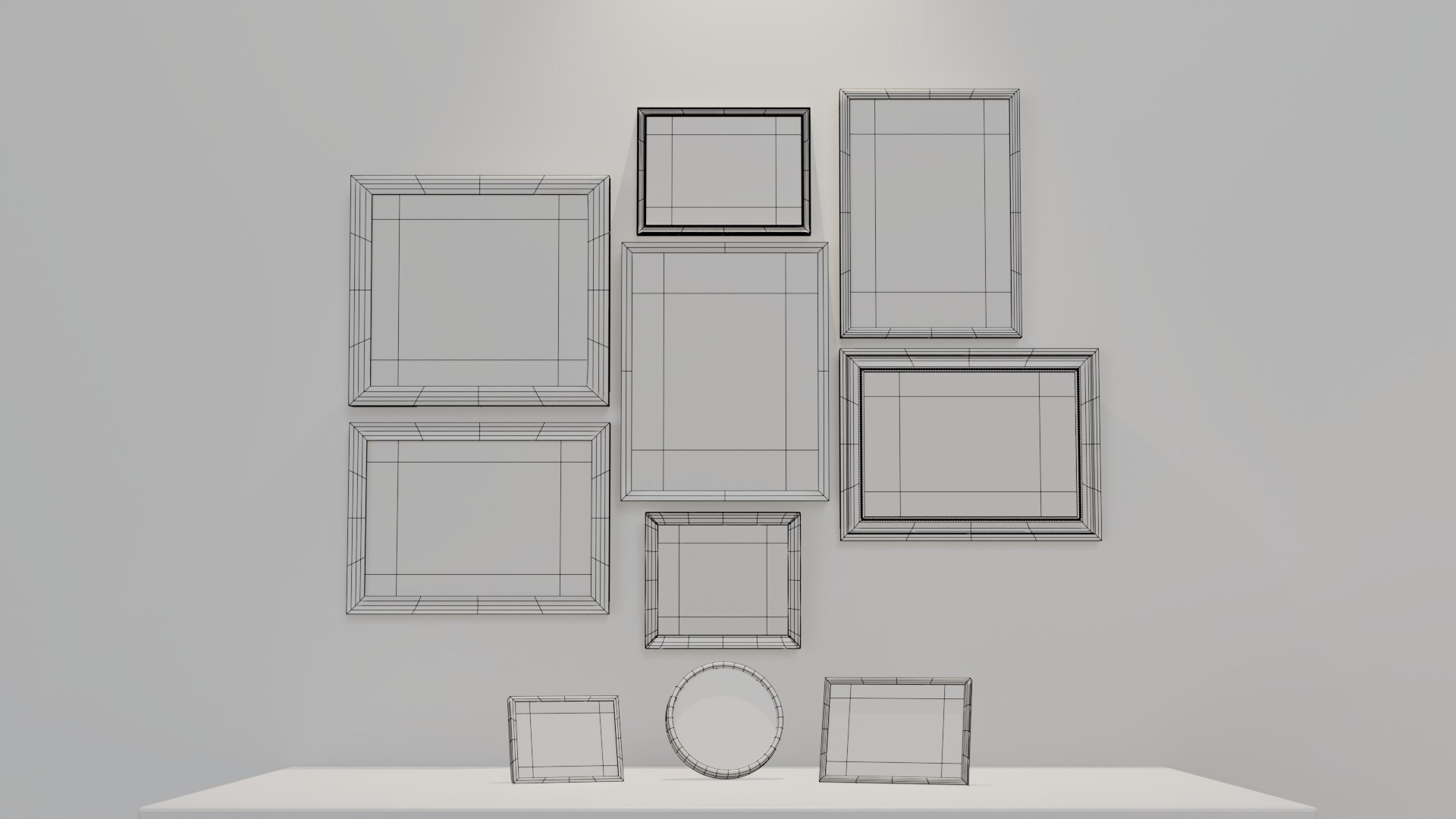 3D Frame Mockups - TurboSquid 2096691