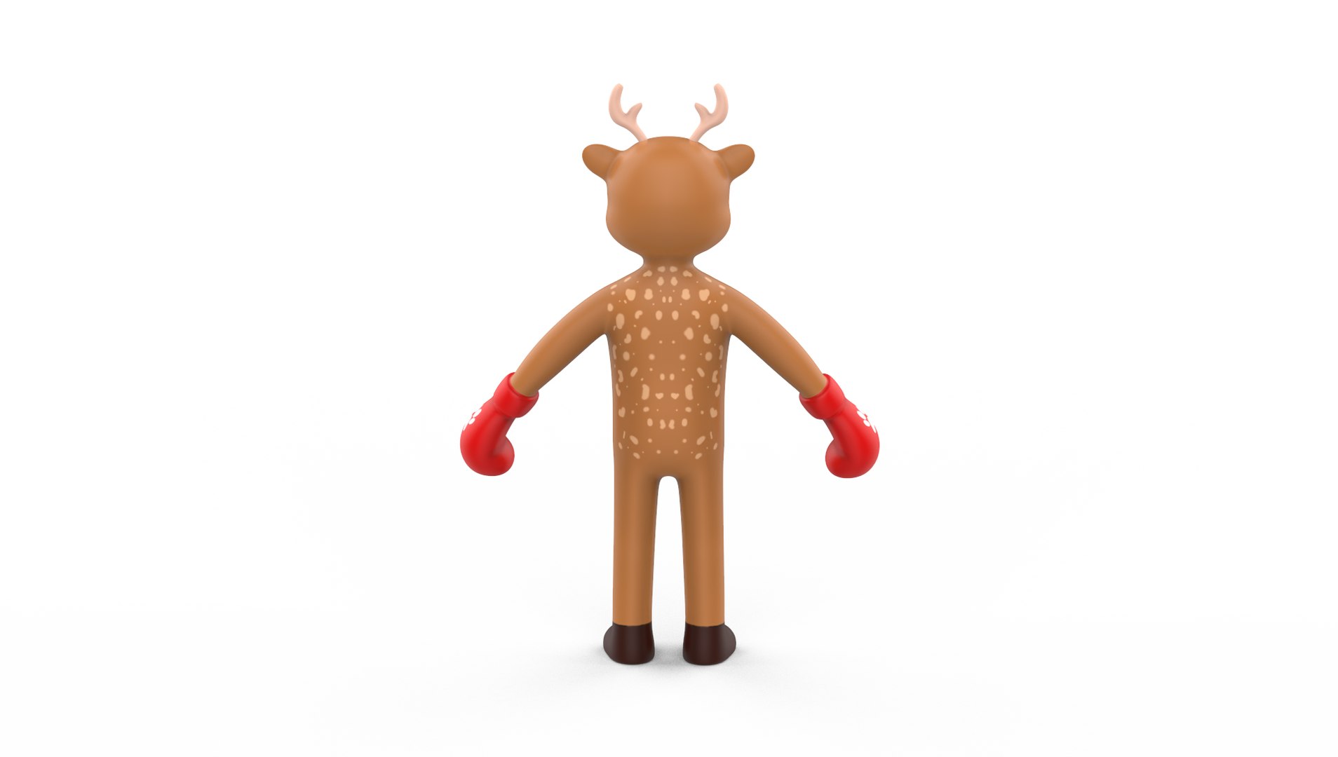 Boxing Deer Animal Animated 3D Model - TurboSquid 2165890