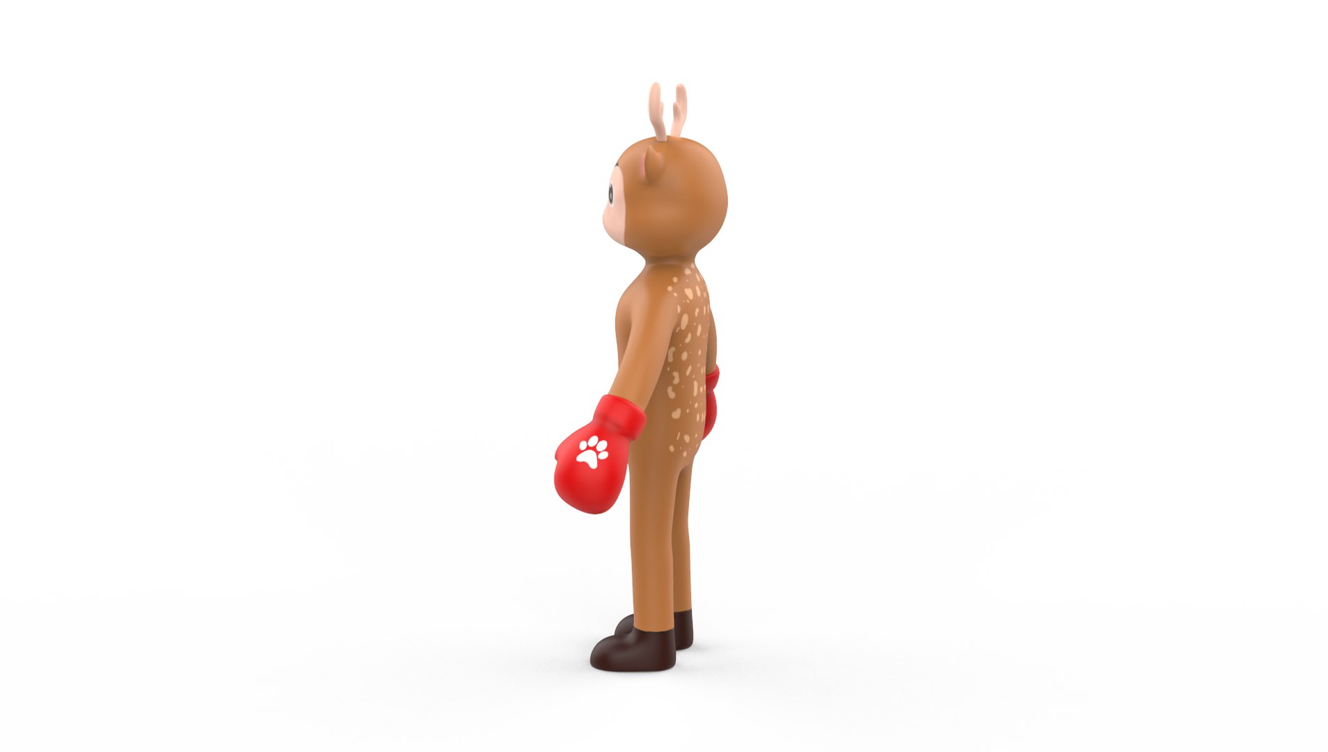 Boxing Deer Animal Animated 3D Model - TurboSquid 2165890