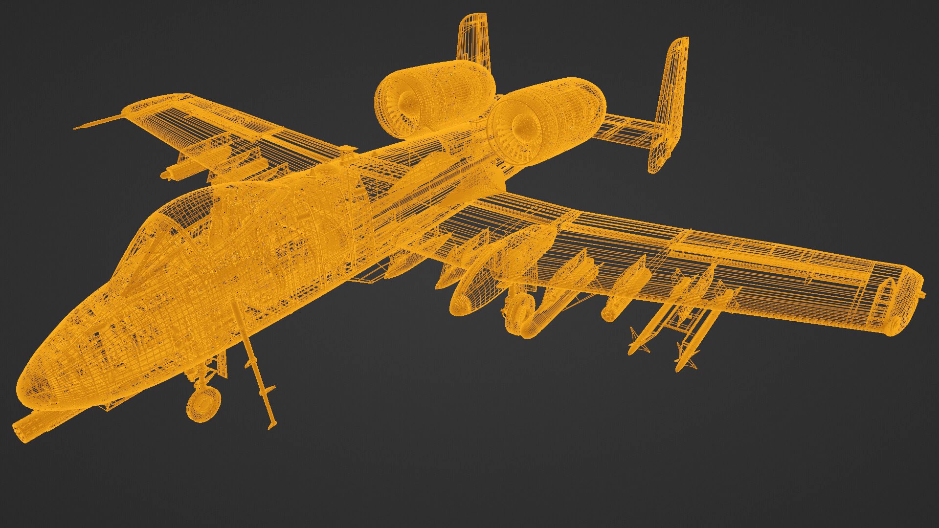 3ds max a-10c warthog a10