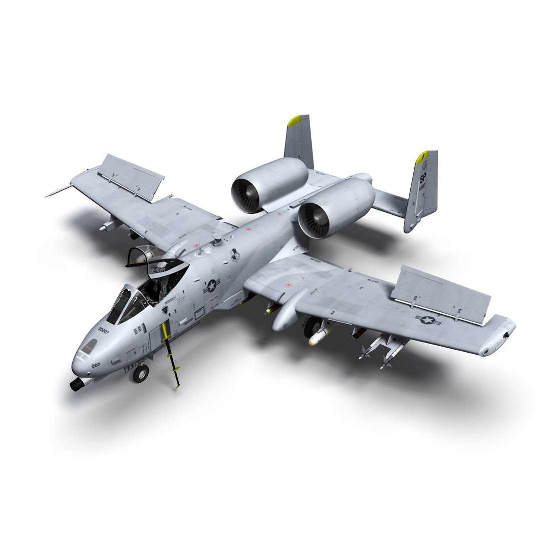 3ds max a-10c warthog a10