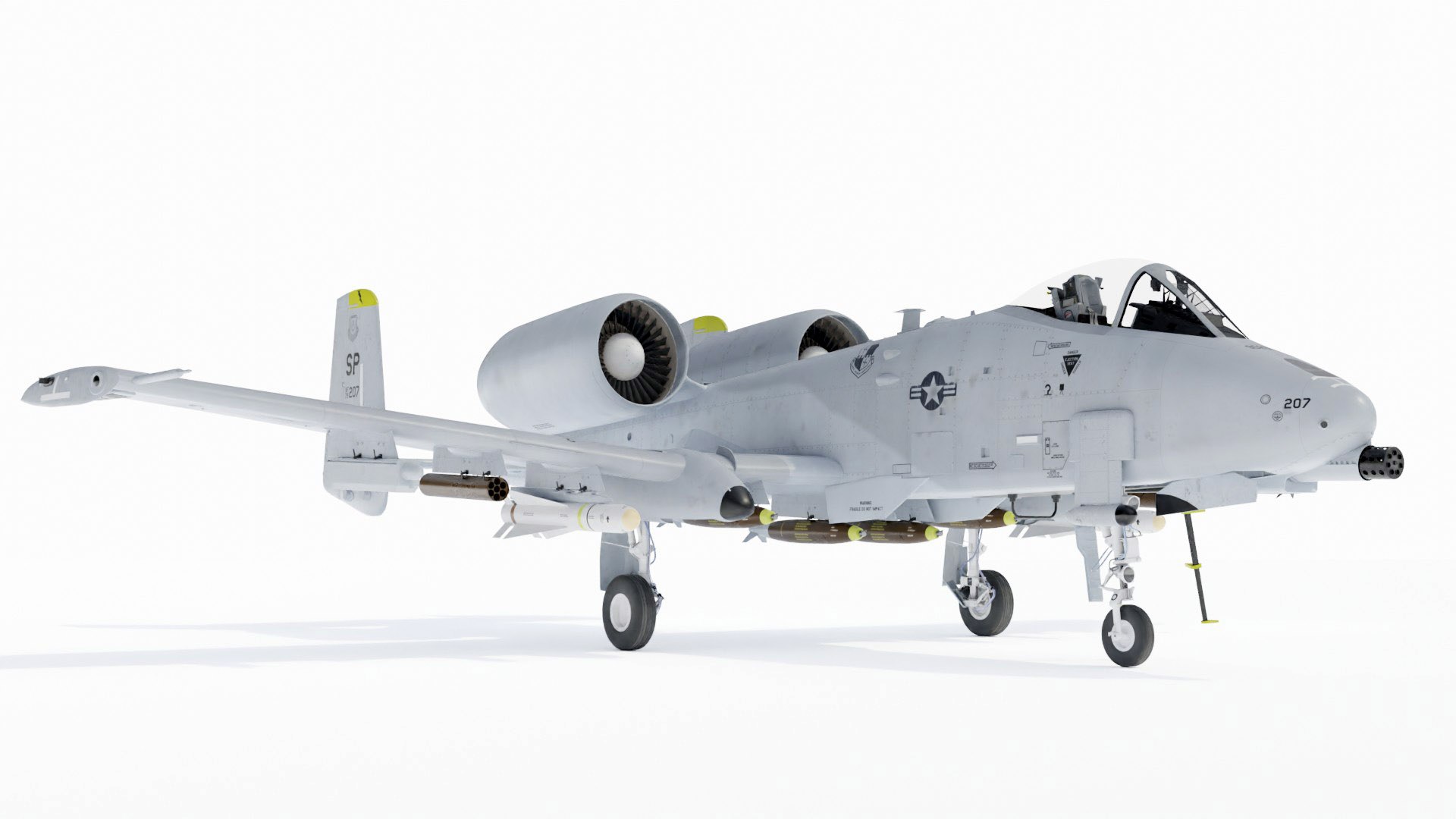 3ds Max A-10c Warthog A10