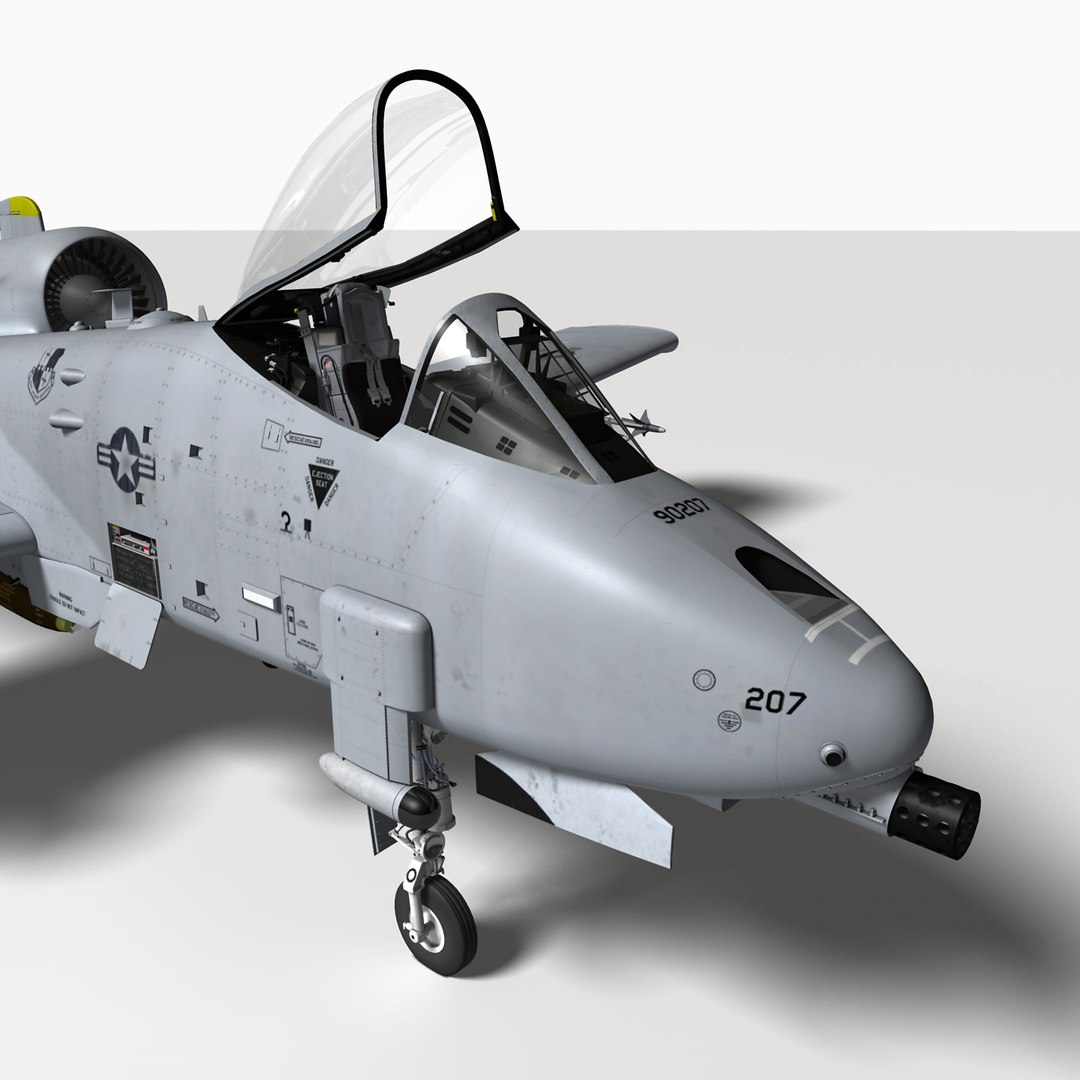 3ds max a-10c warthog a10