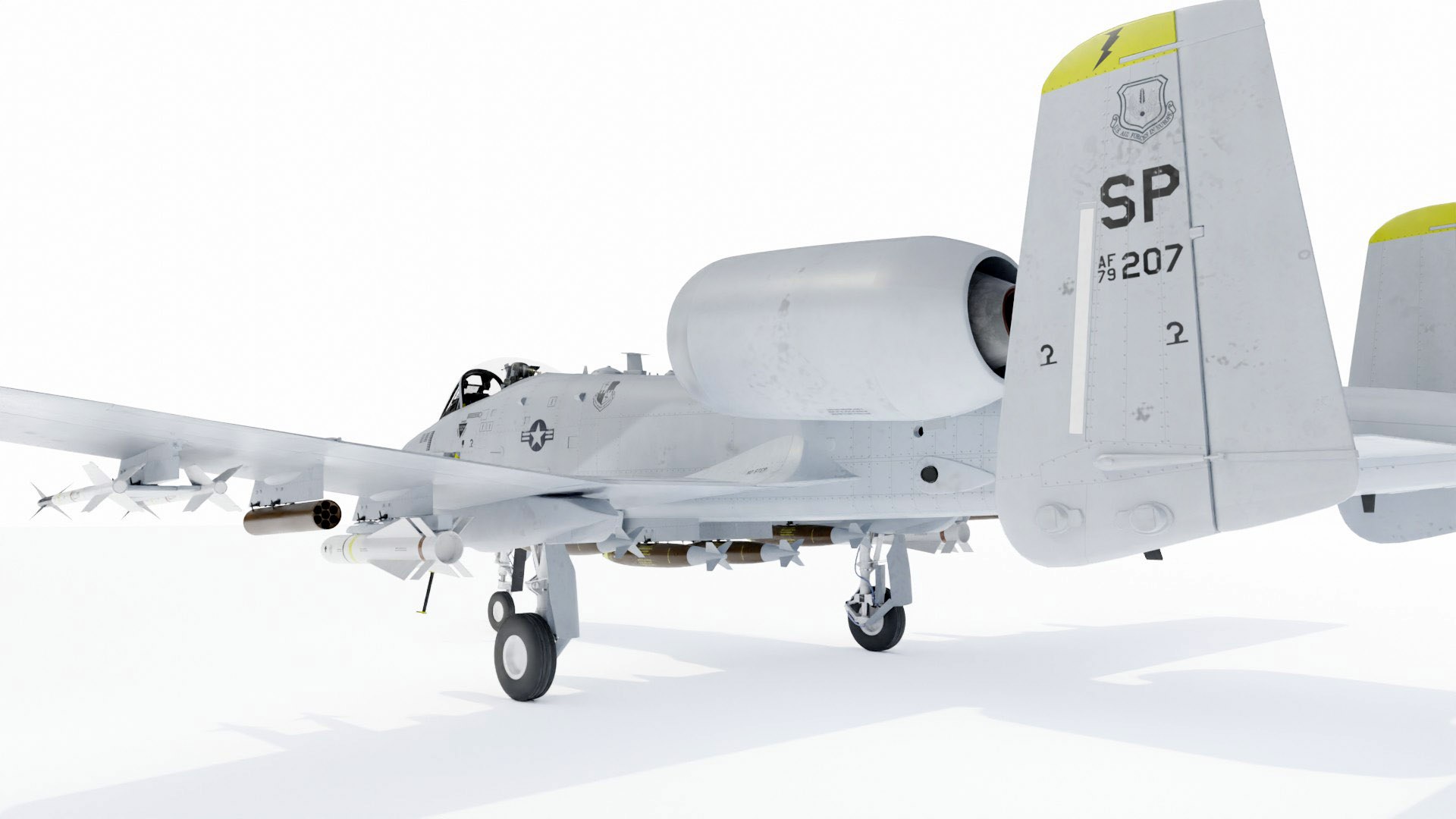 3ds Max A-10c Warthog A10