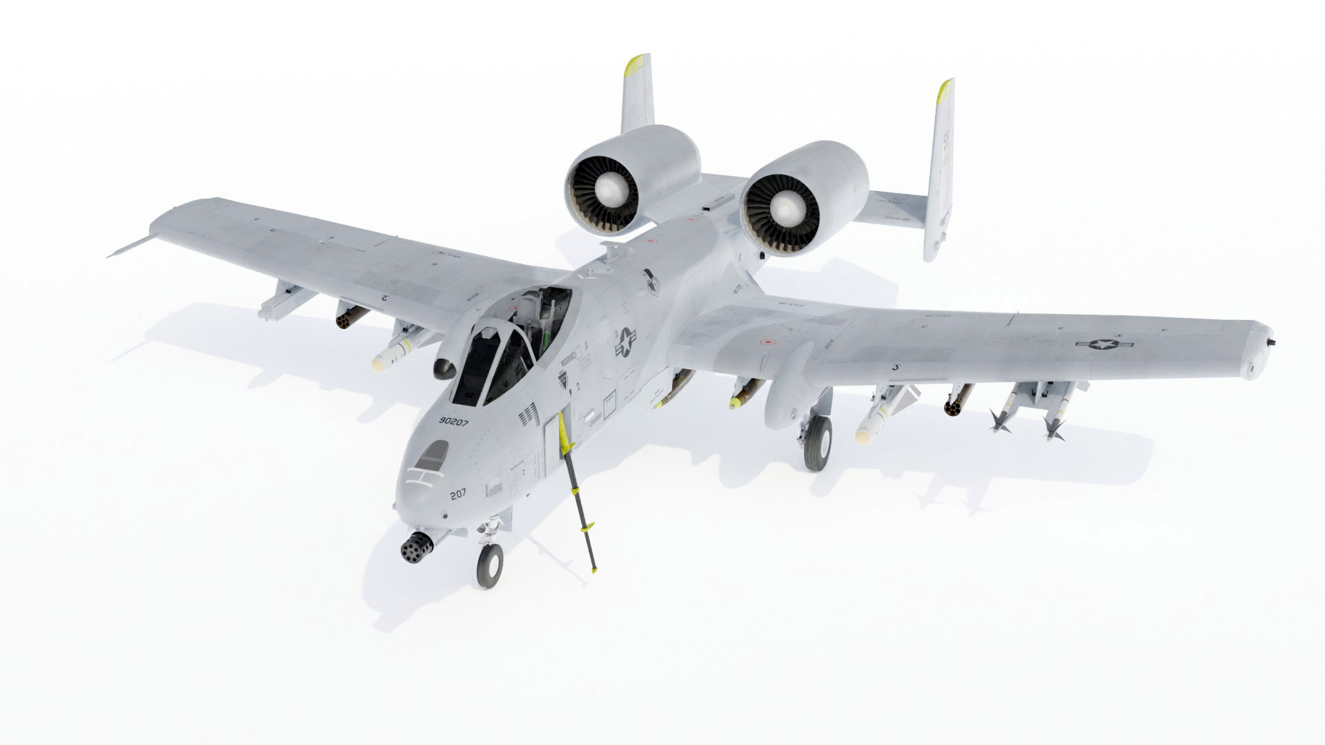 3ds Max A-10c Warthog A10