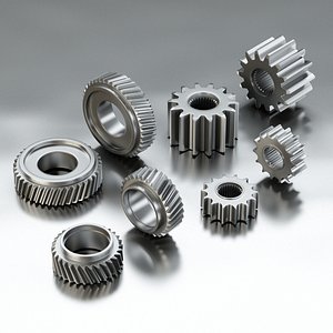 3d model electric motor