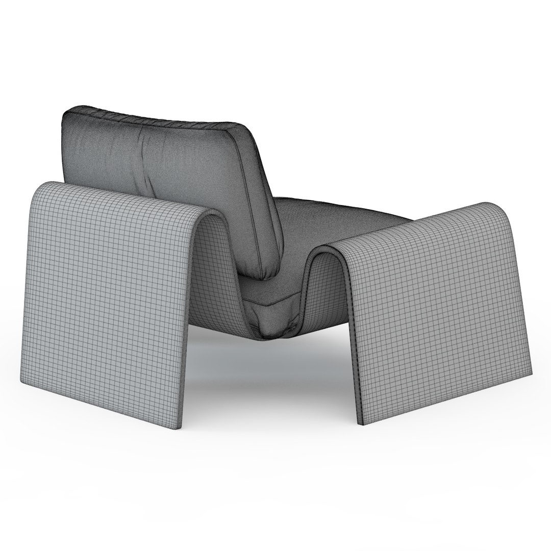 3d Spider Lounge Chair Model