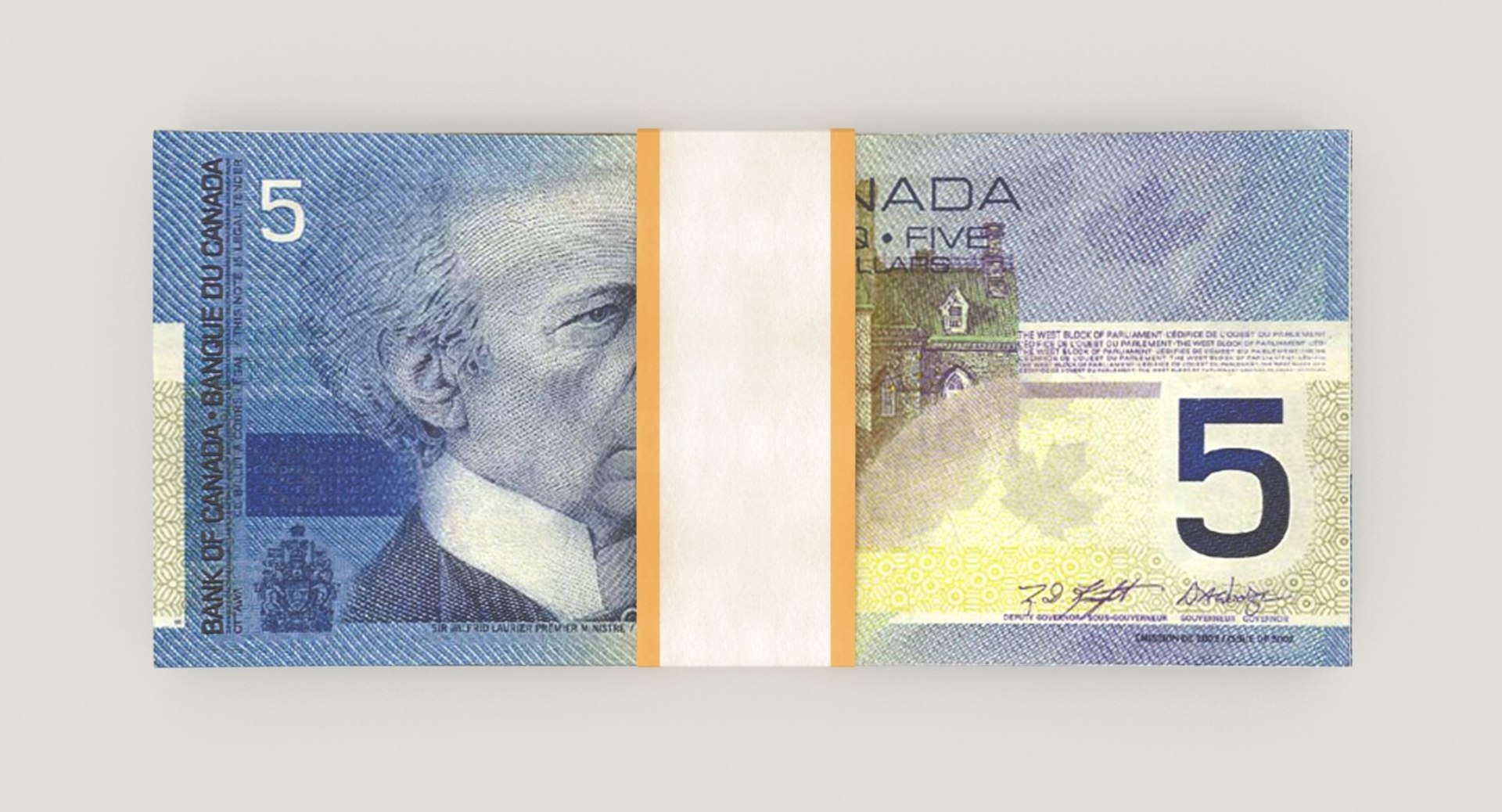 5 Canadian Dollar Note Max