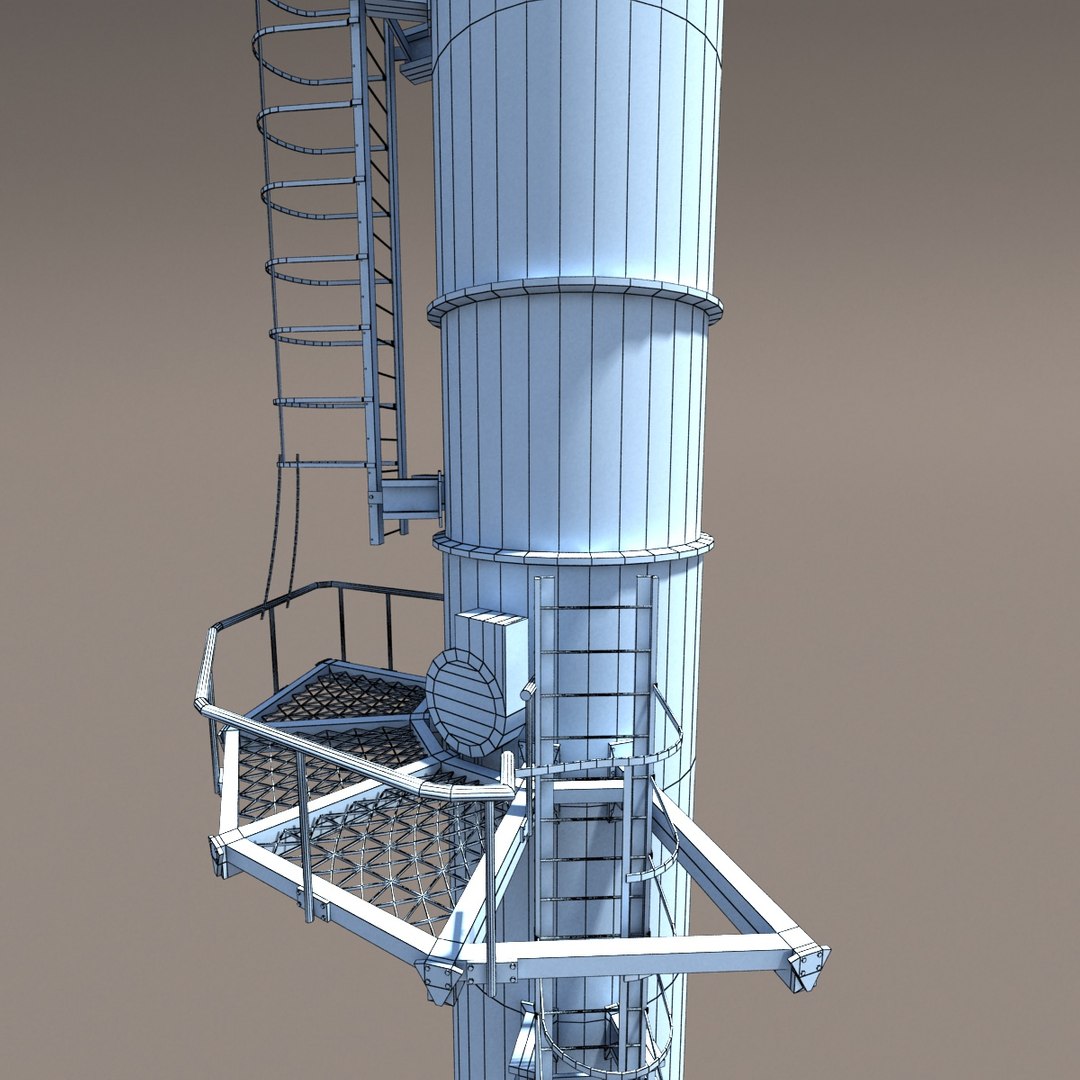 Chimney Modelled 3d Model