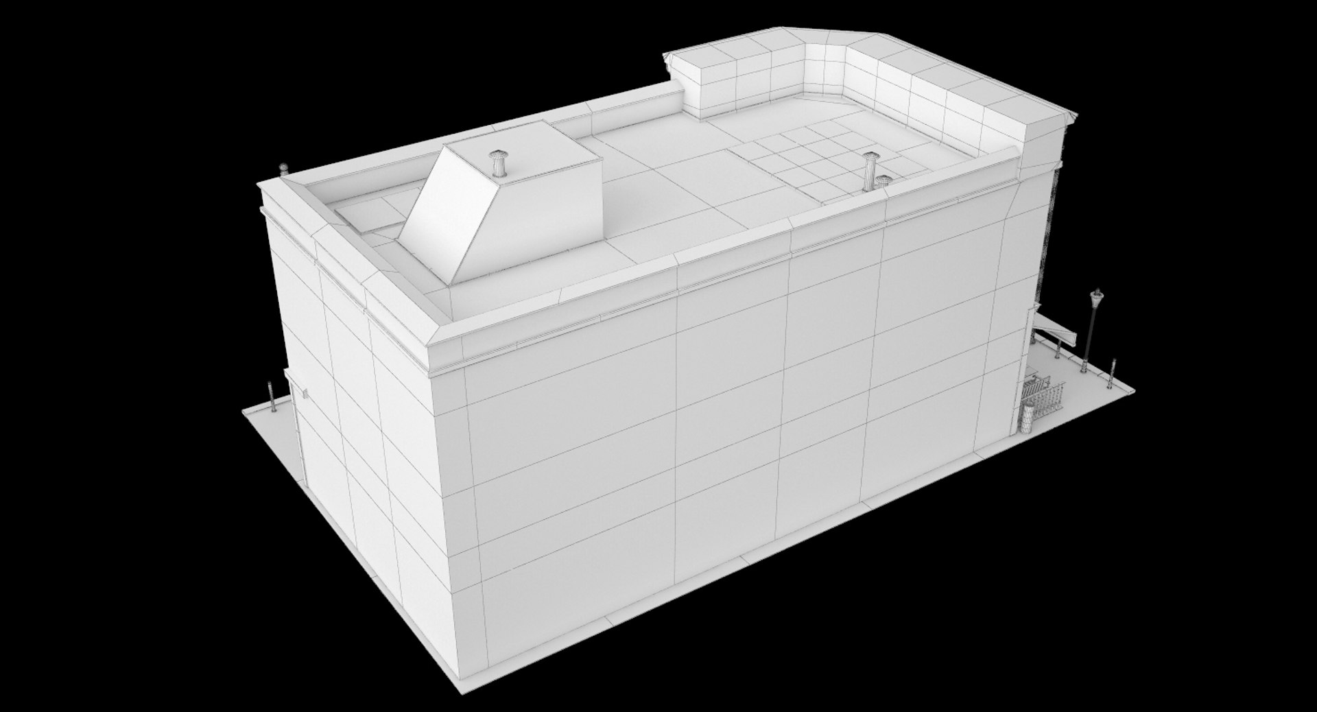 Building Pub 3D - TurboSquid 1406841