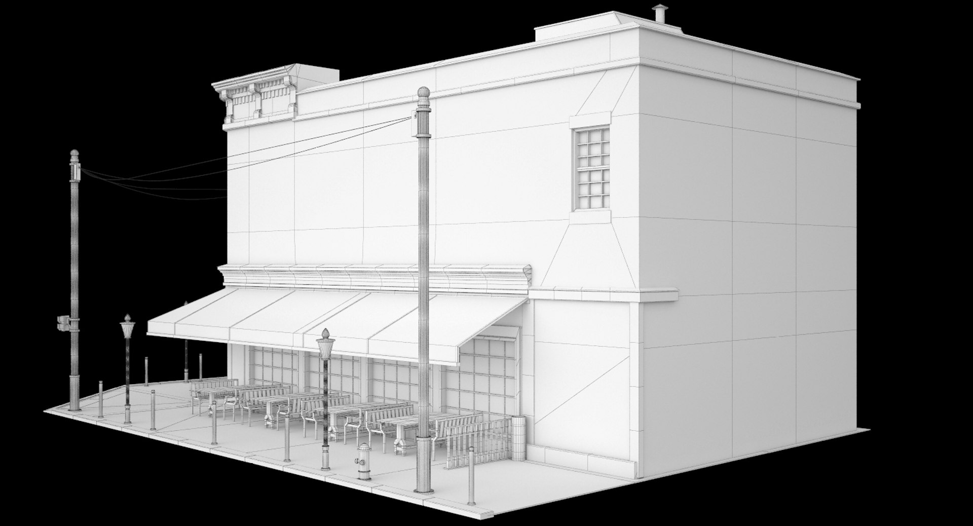 Building Pub 3D - TurboSquid 1406841