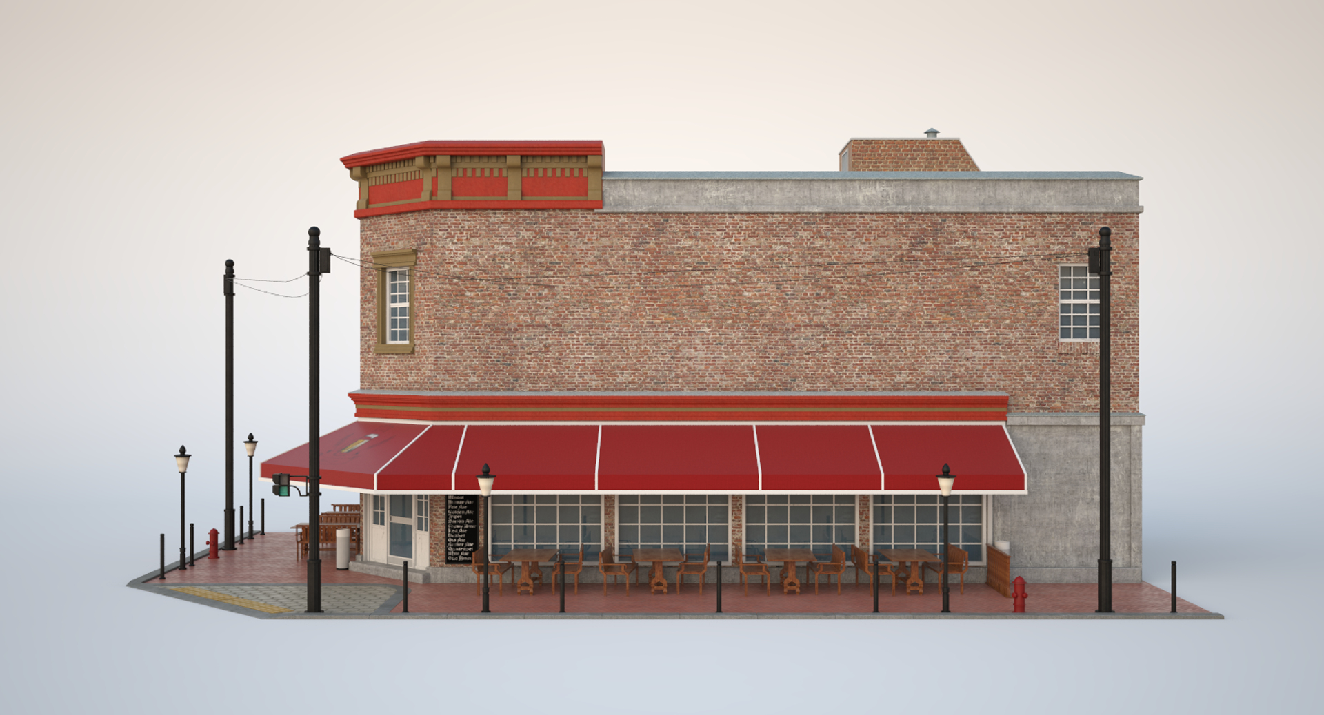 Building Pub 3D - TurboSquid 1406841