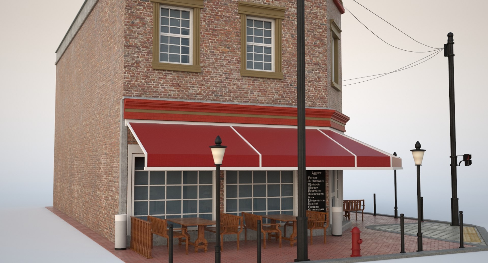 Building Pub 3D - TurboSquid 1406841