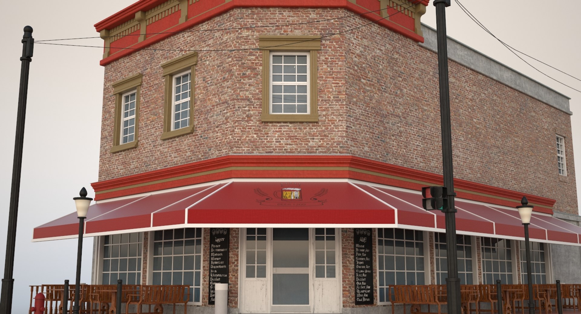 Building Pub 3D - TurboSquid 1406841