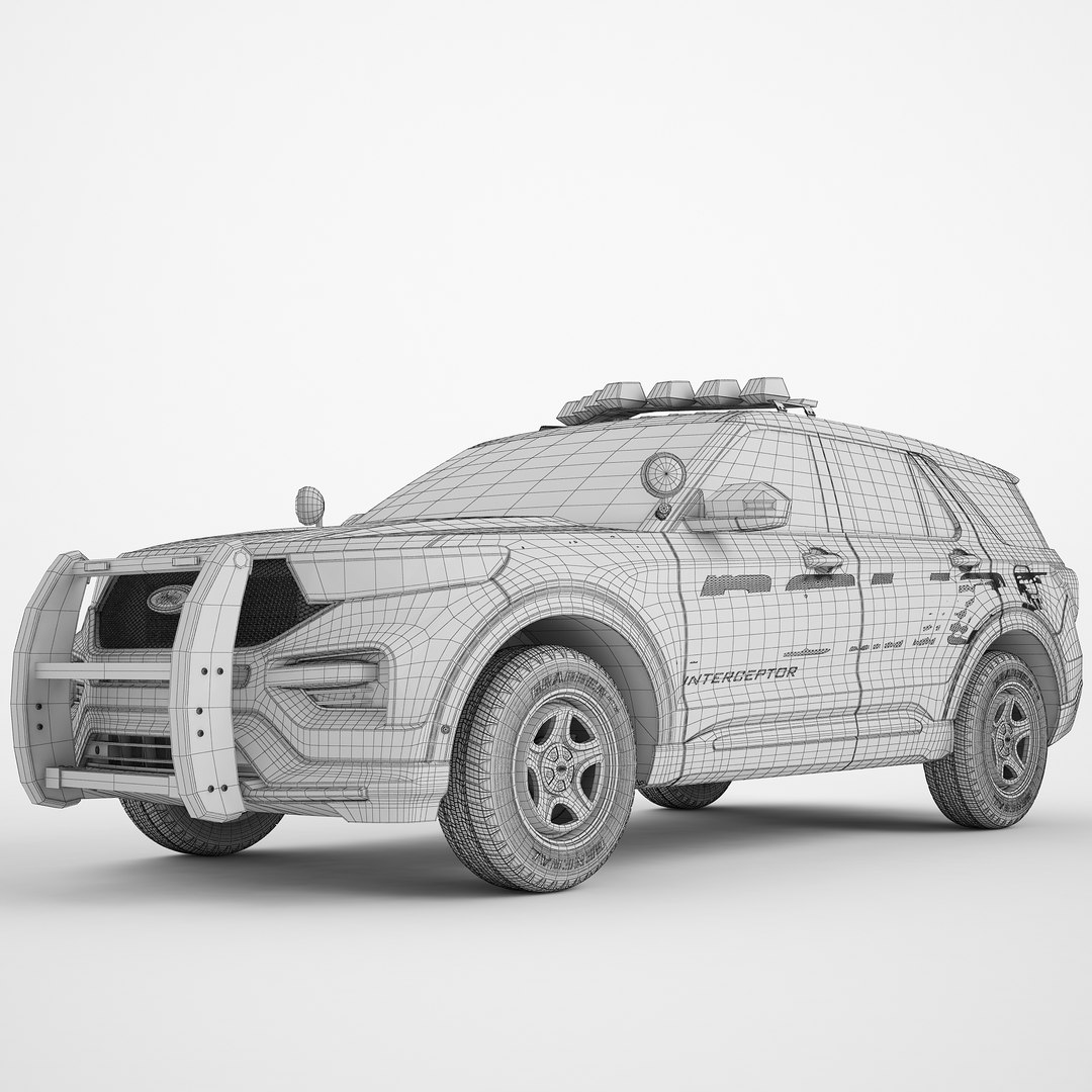 Ford Explorer 2020 Police 03 3D Model - TurboSquid 1726486