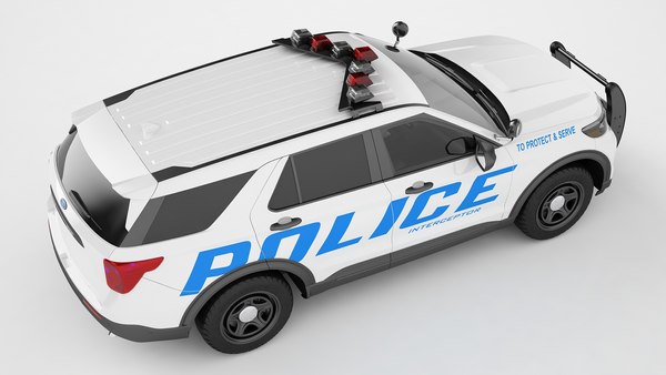 Ford Explorer 2020 Police 03 3D model - TurboSquid 1726486