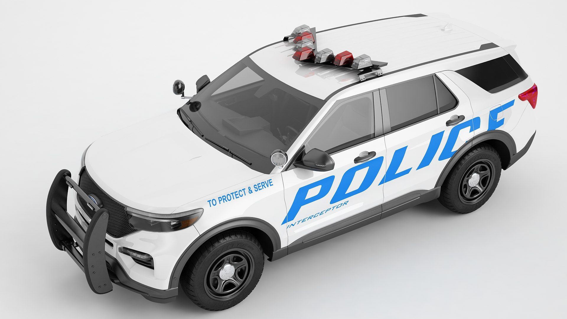 Ford Explorer 2020 Police 03 3D model - TurboSquid 1726486