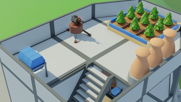 Free Rust low-poly building bases assets model - TurboSquid 1904681