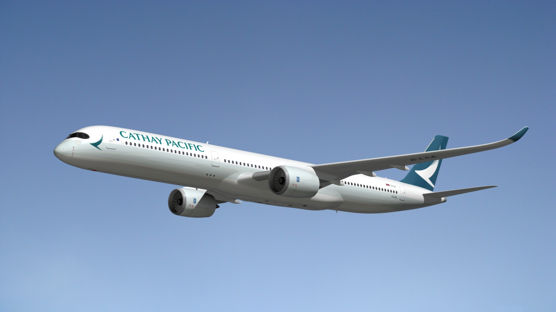 Airbus A350 Cathay 3D Model - TurboSquid 1681815