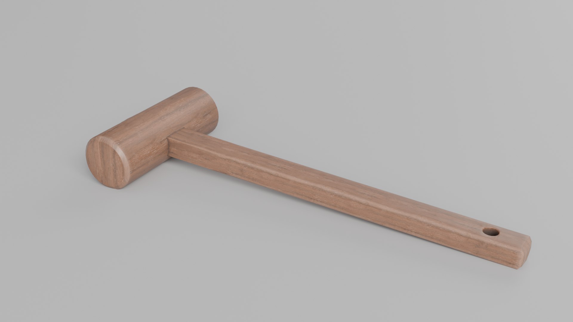 Wooden Mallet 3D Model - TurboSquid 2390692