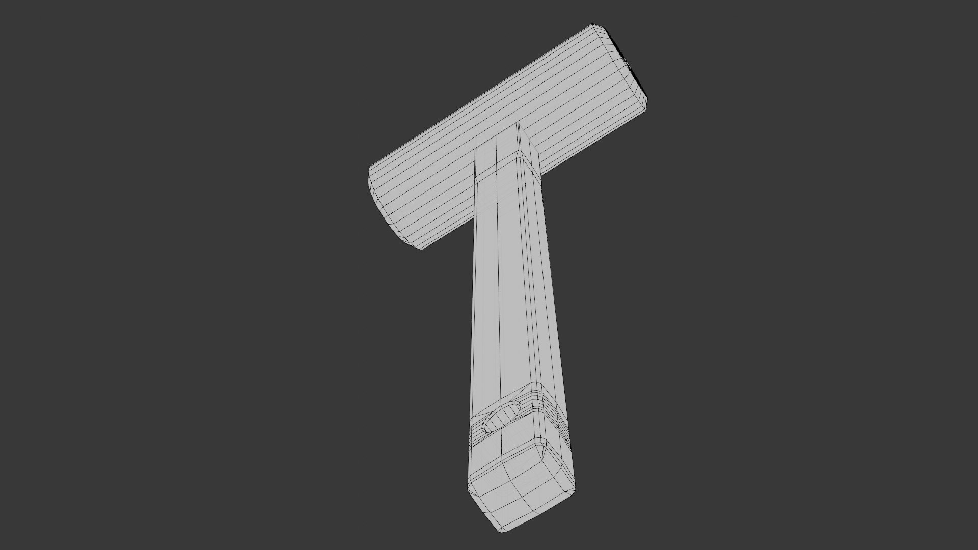 Wooden Mallet 3D Model - TurboSquid 2390692