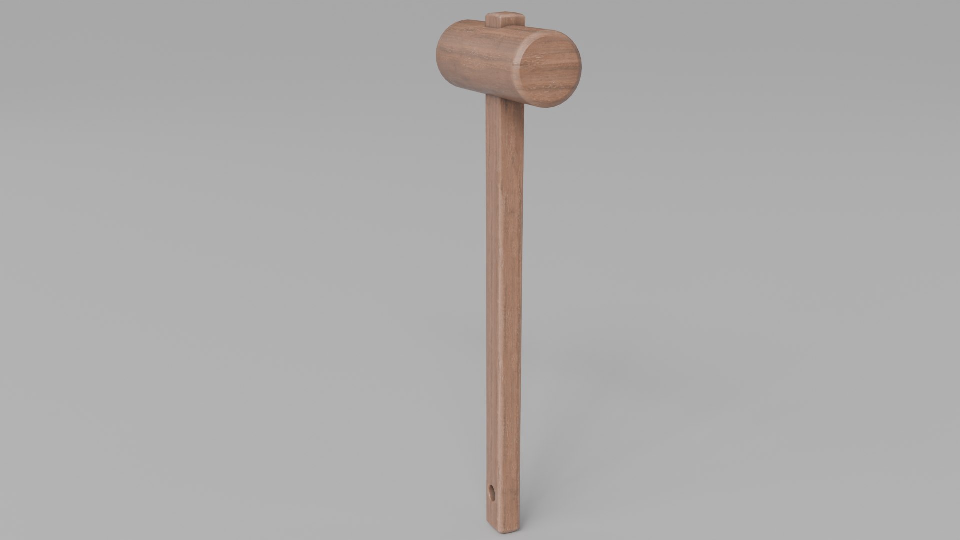 Wooden Mallet 3D Model - TurboSquid 2390692