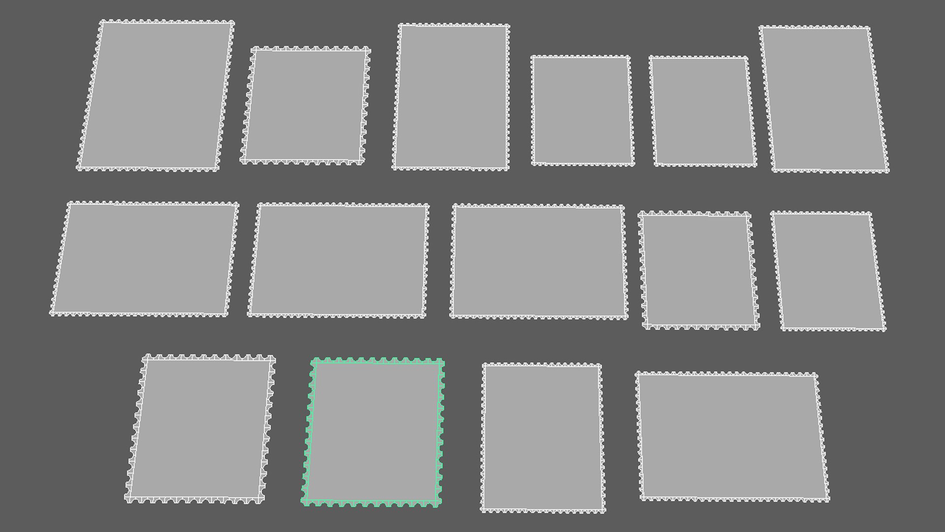 Stamp Collection 3D model - TurboSquid 1936334