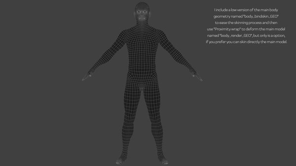 3D model realistic male body - TurboSquid 1700860