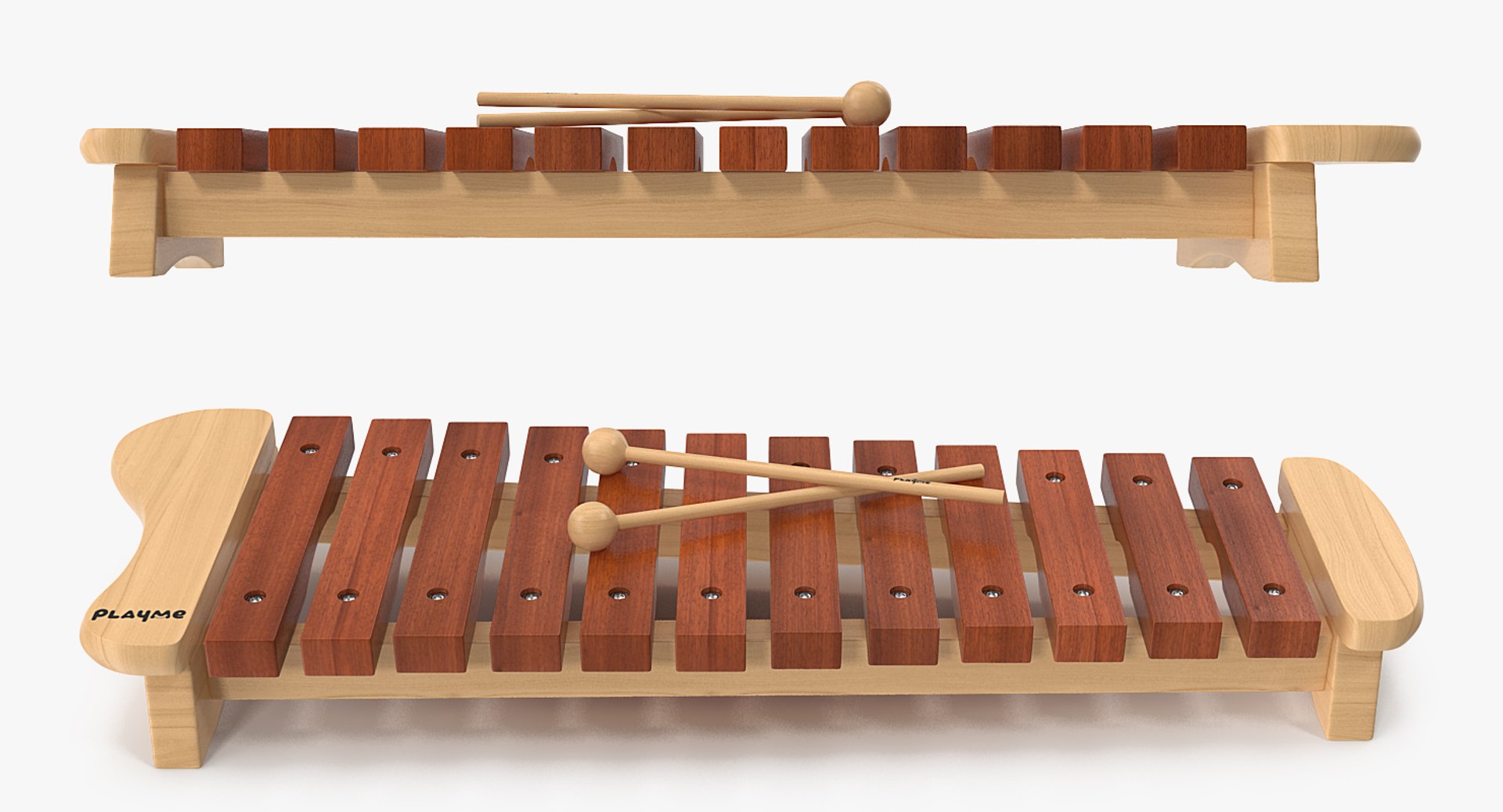 3D Xylophone - TurboSquid 1242732