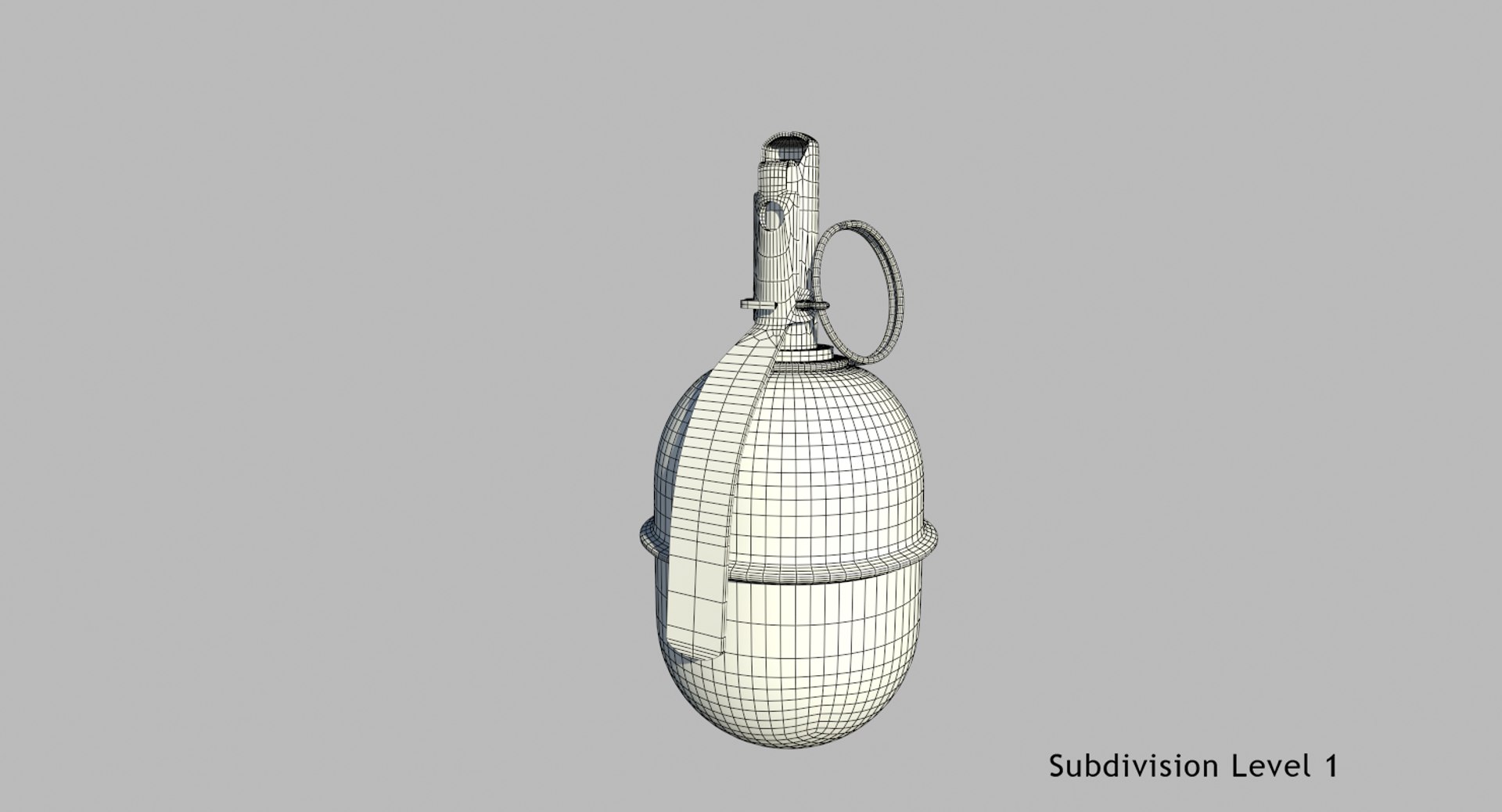 3d russian hand grenade rgd-5