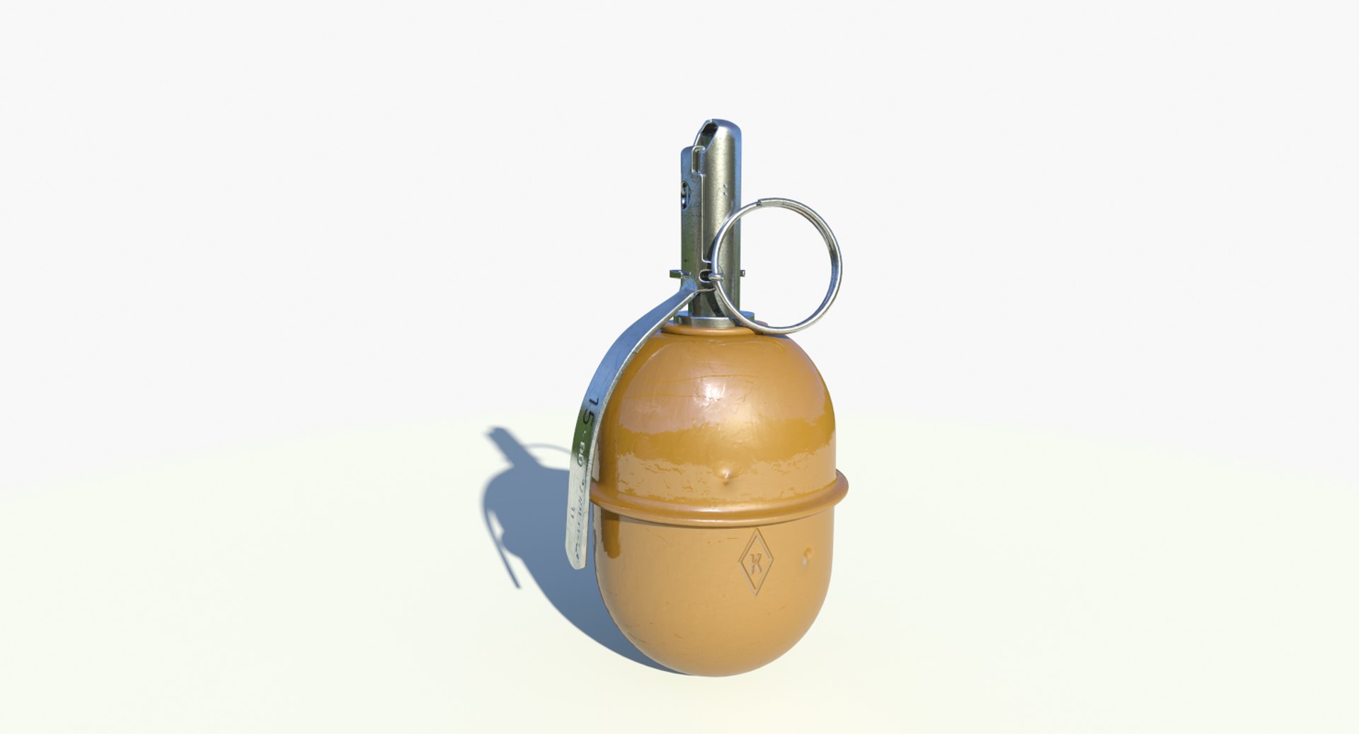 3d russian hand grenade rgd-5