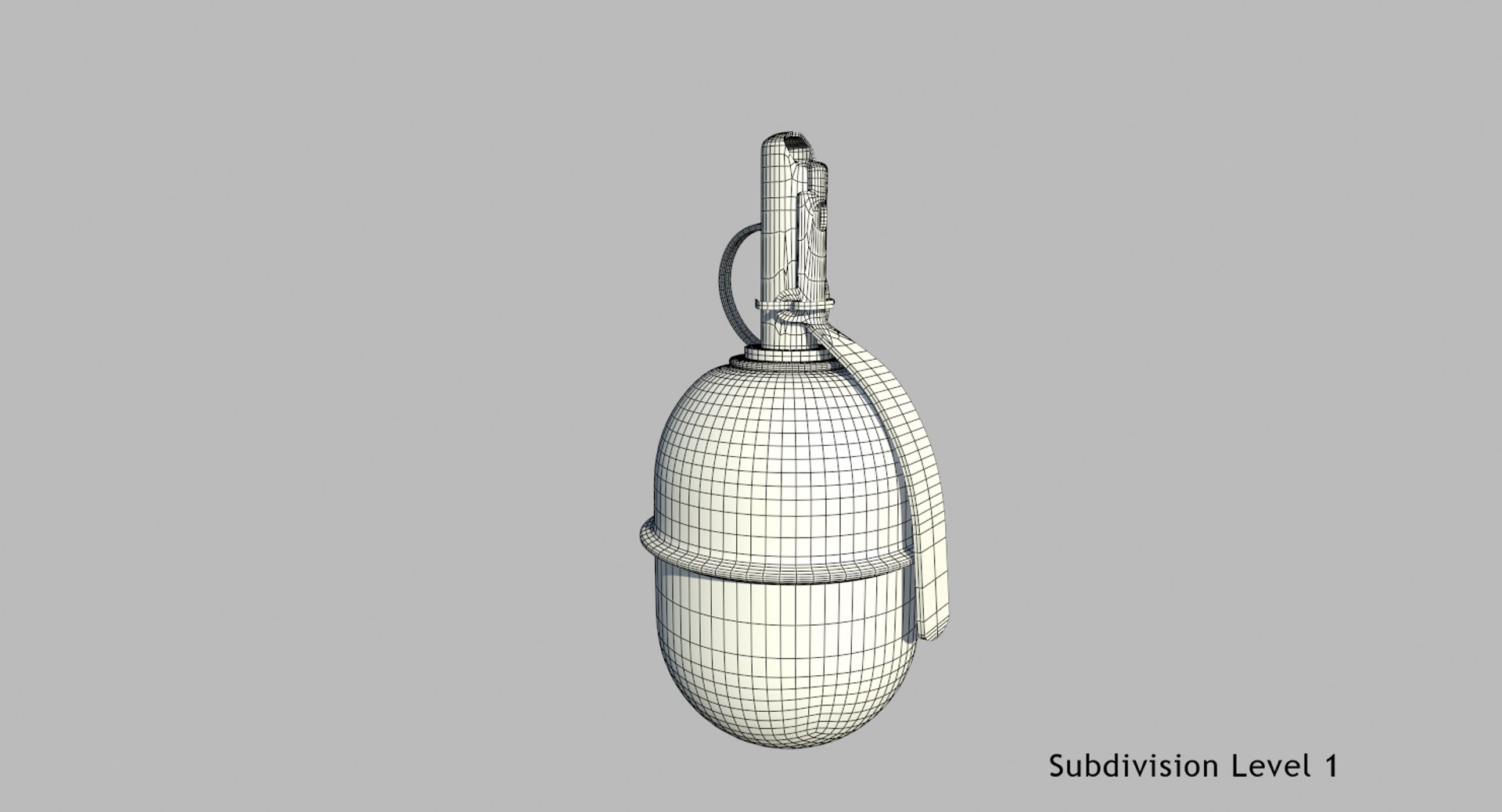 3d russian hand grenade rgd-5