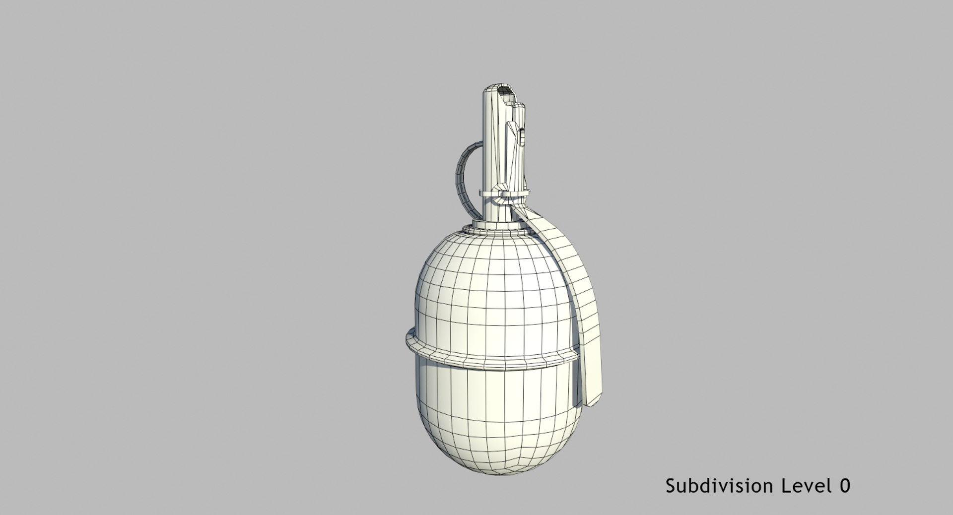 3d russian hand grenade rgd-5