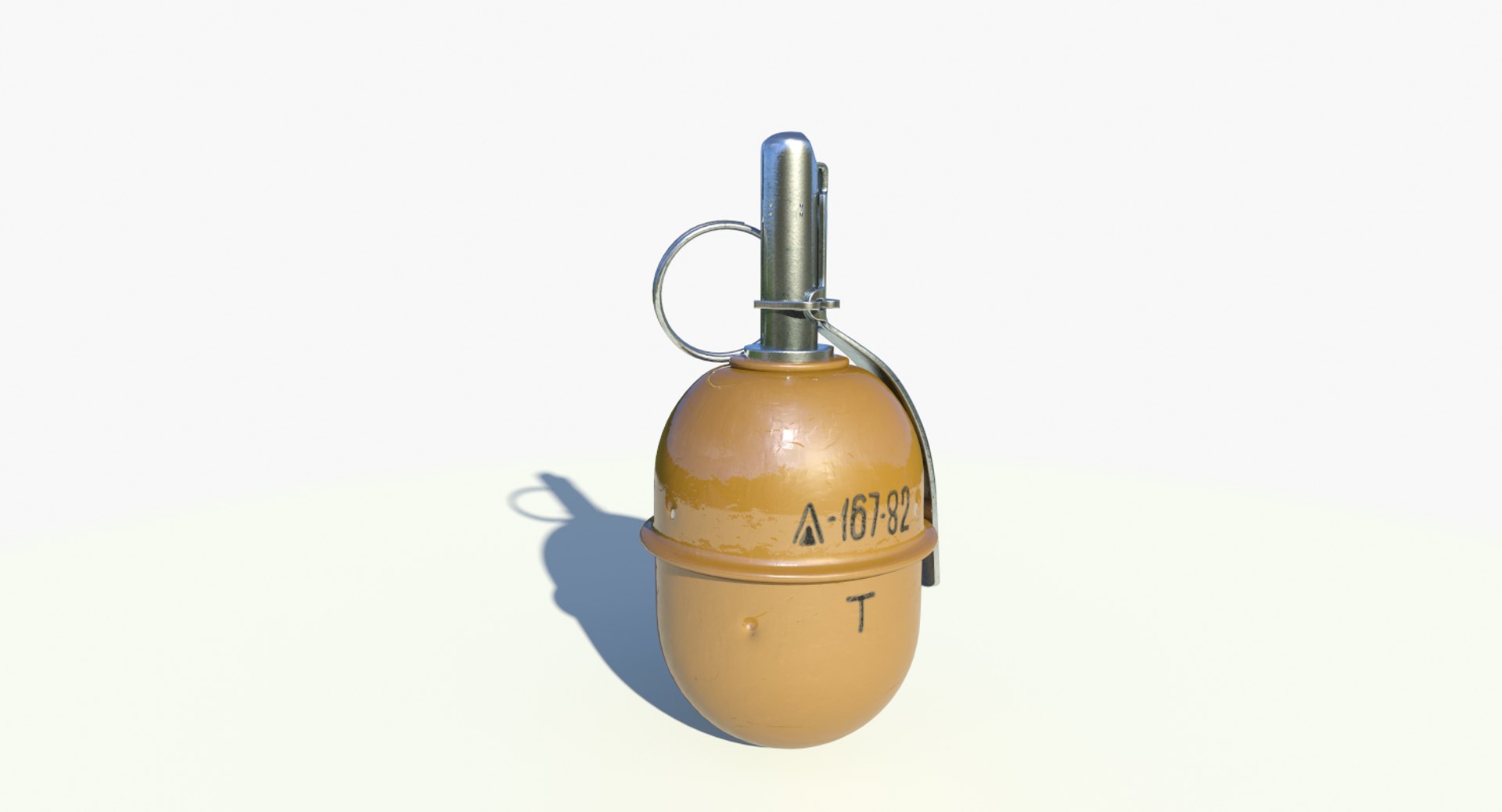 3d russian hand grenade rgd-5
