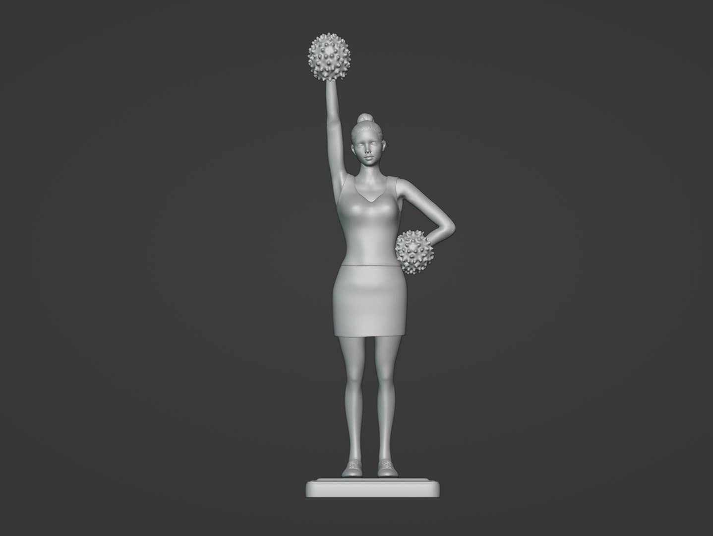 3D Model Cheerleader - TurboSquid 2228201