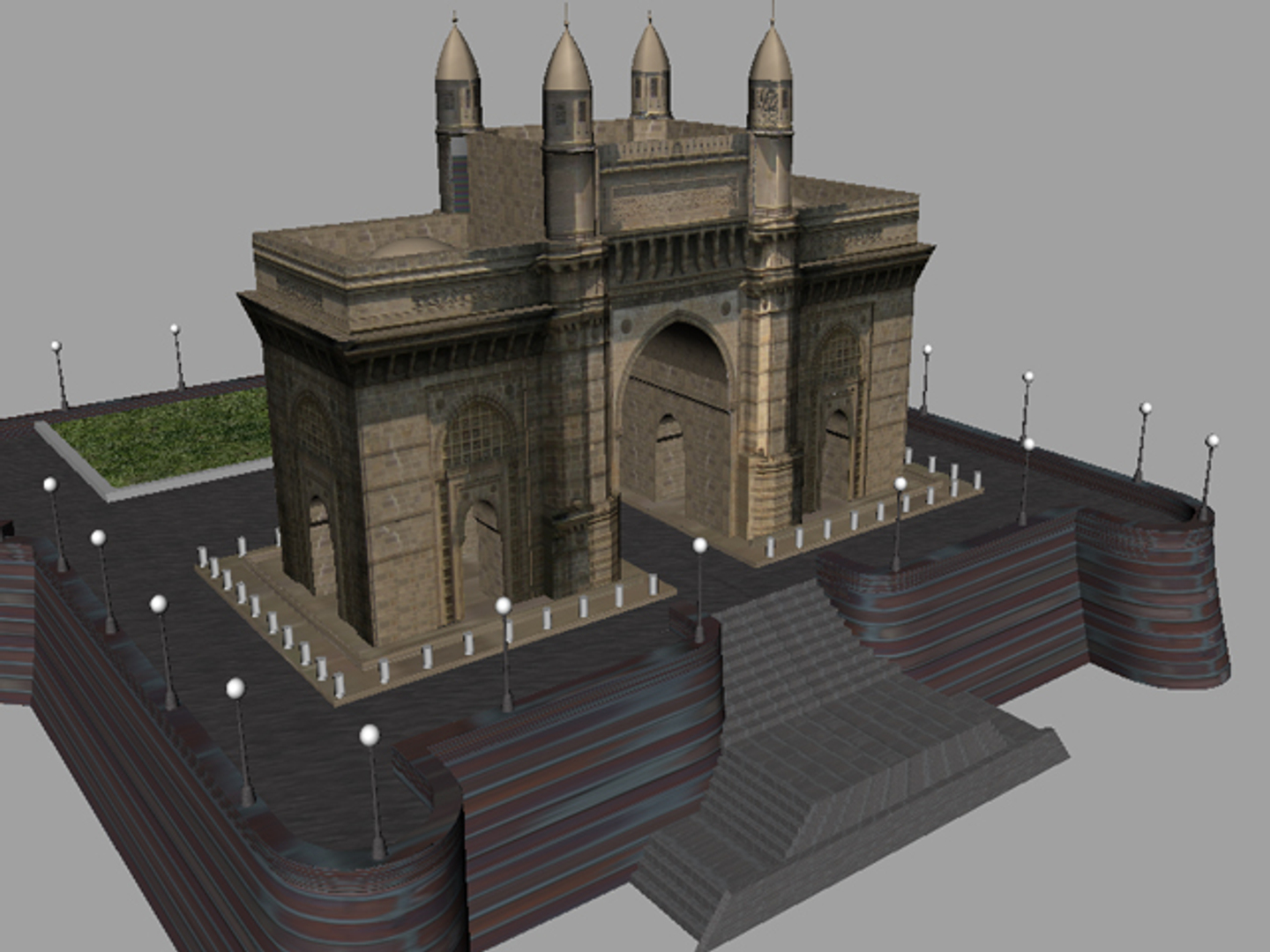 3d gateway india model