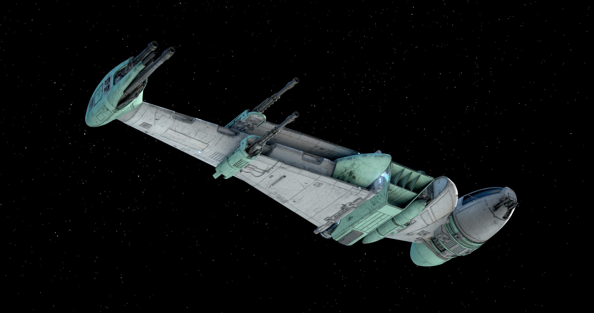 3D Model B Wing - TurboSquid 1594378