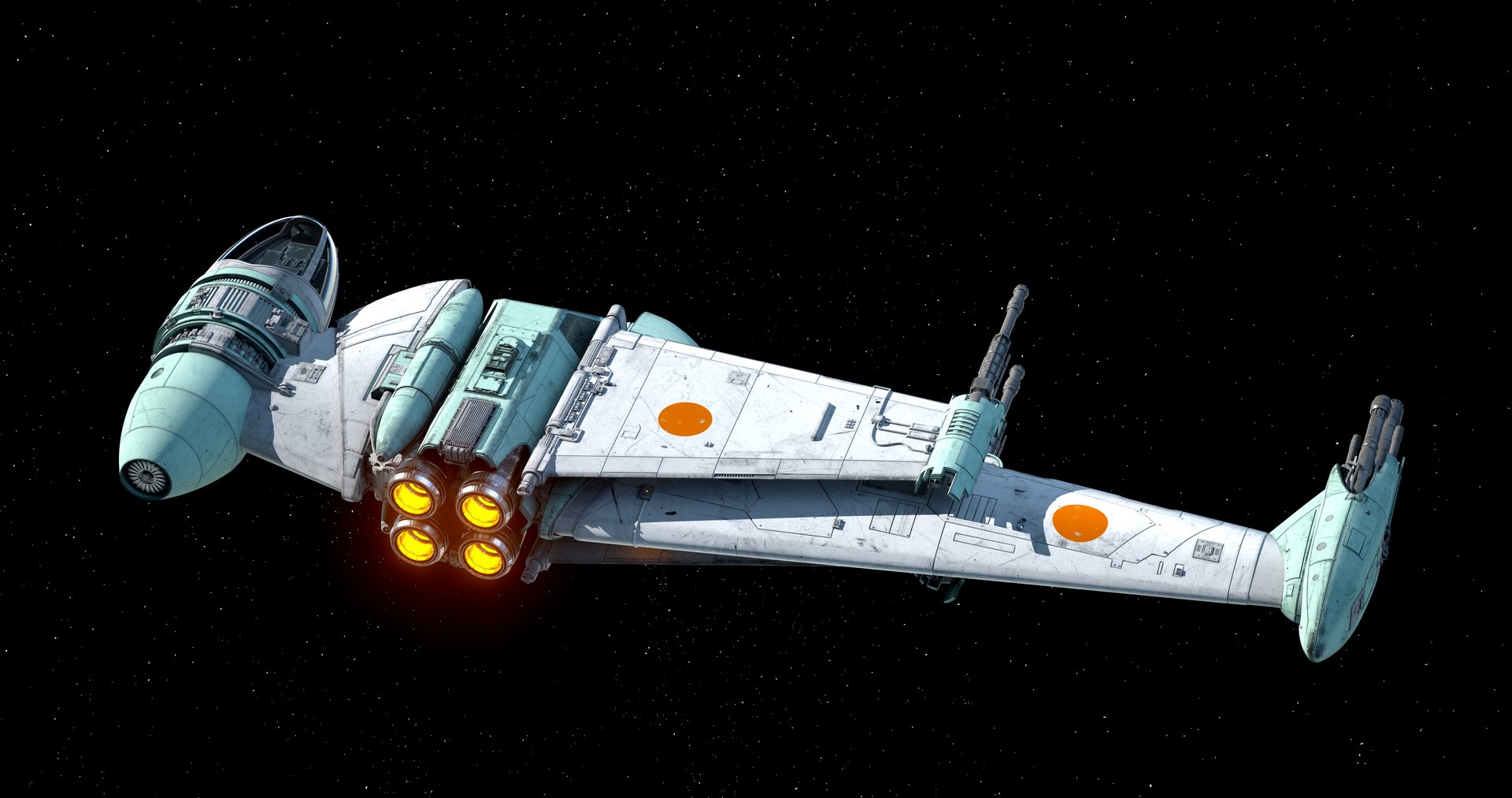 3D Model B Wing - TurboSquid 1594378