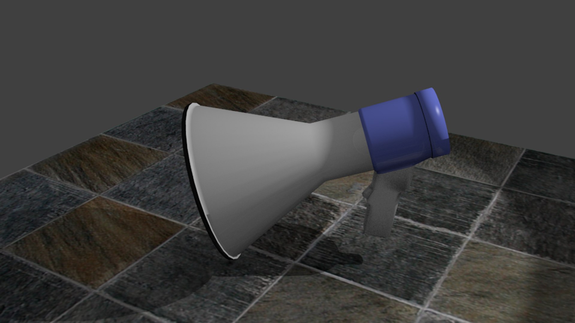 Free Obj Model Megaphone Mega Phone