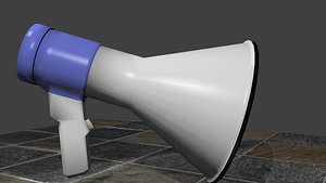 Free 3D Megaphone Models - Available For Download On TurboSquid