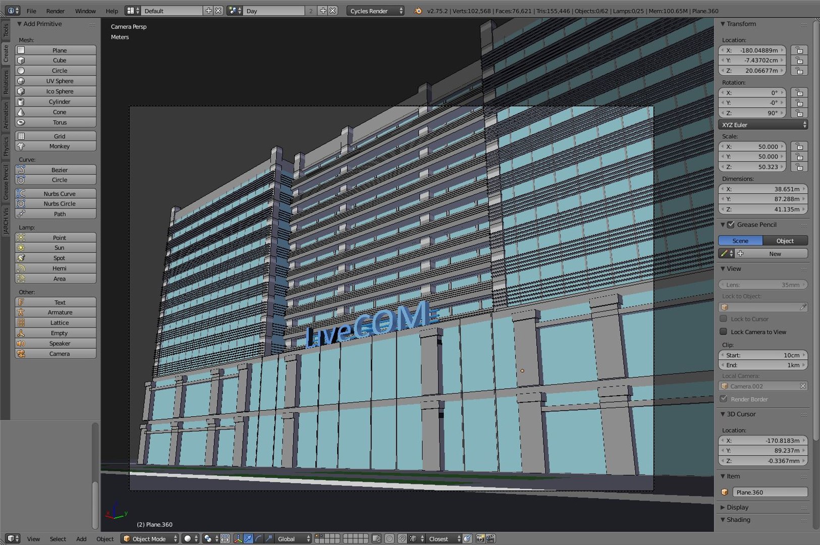 Mall House Building 3D Model - TurboSquid 1221849