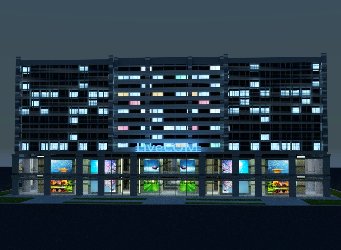 Mall house building 3D model - TurboSquid 1221849