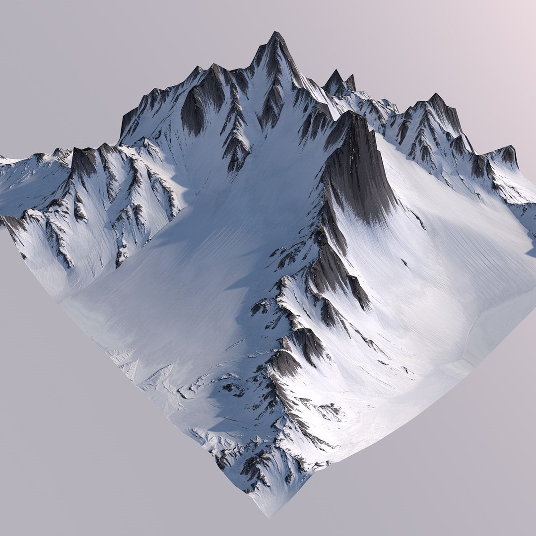 3D model snow mountain | 1144349 | TurboSquid