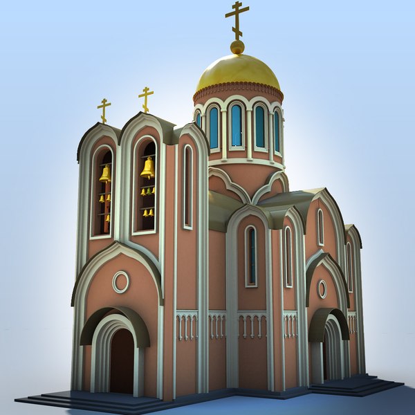 3d church model