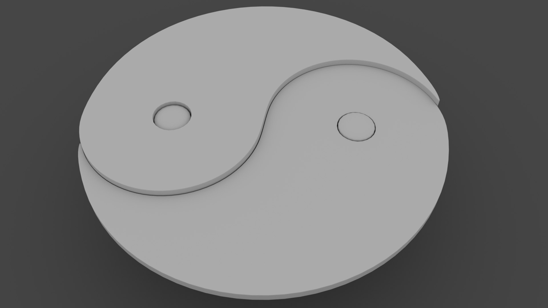 3D Table Ying Yang Model - TurboSquid 1531135
