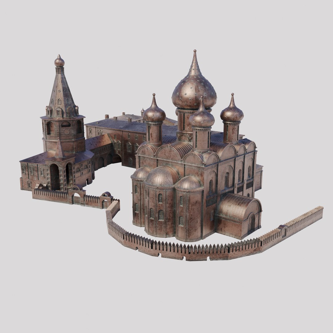 Suzdal Kremlin 3D Model - TurboSquid 2346093