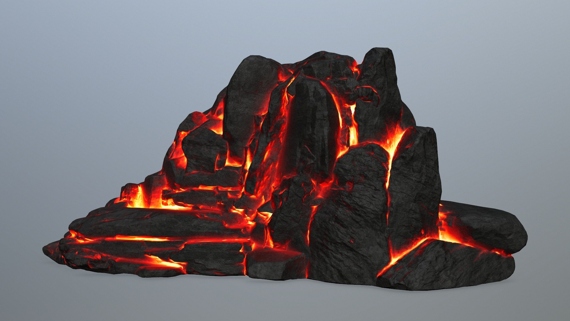 3D Lava Rock Model - TurboSquid 1386500