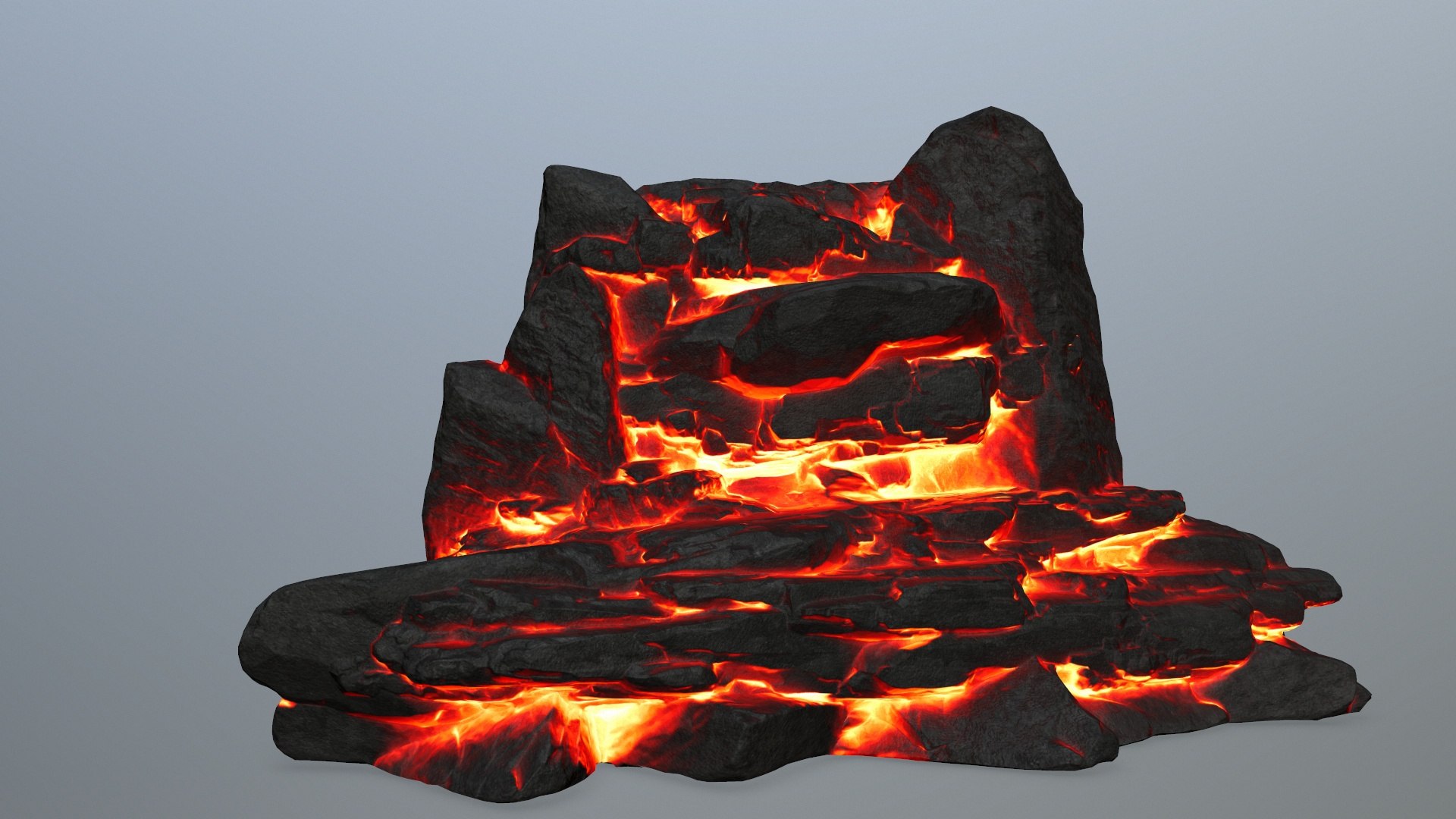 3D Lava Rock Model - TurboSquid 1386500